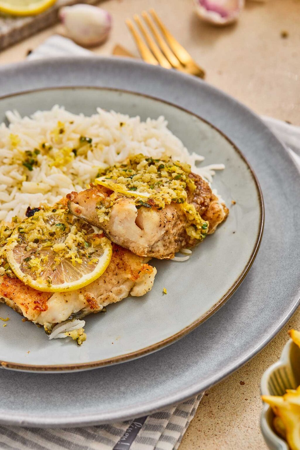 Easy Pan Seared Cod in Garlic Lemon Butter Sauce - Girl Carnivore