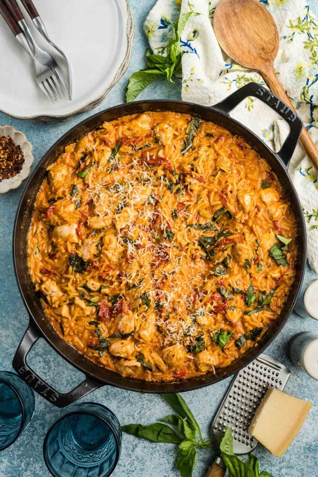 Viral Marry Me Chicken Orzo: The Perfect One Pan Recipe - Girl Carnivore