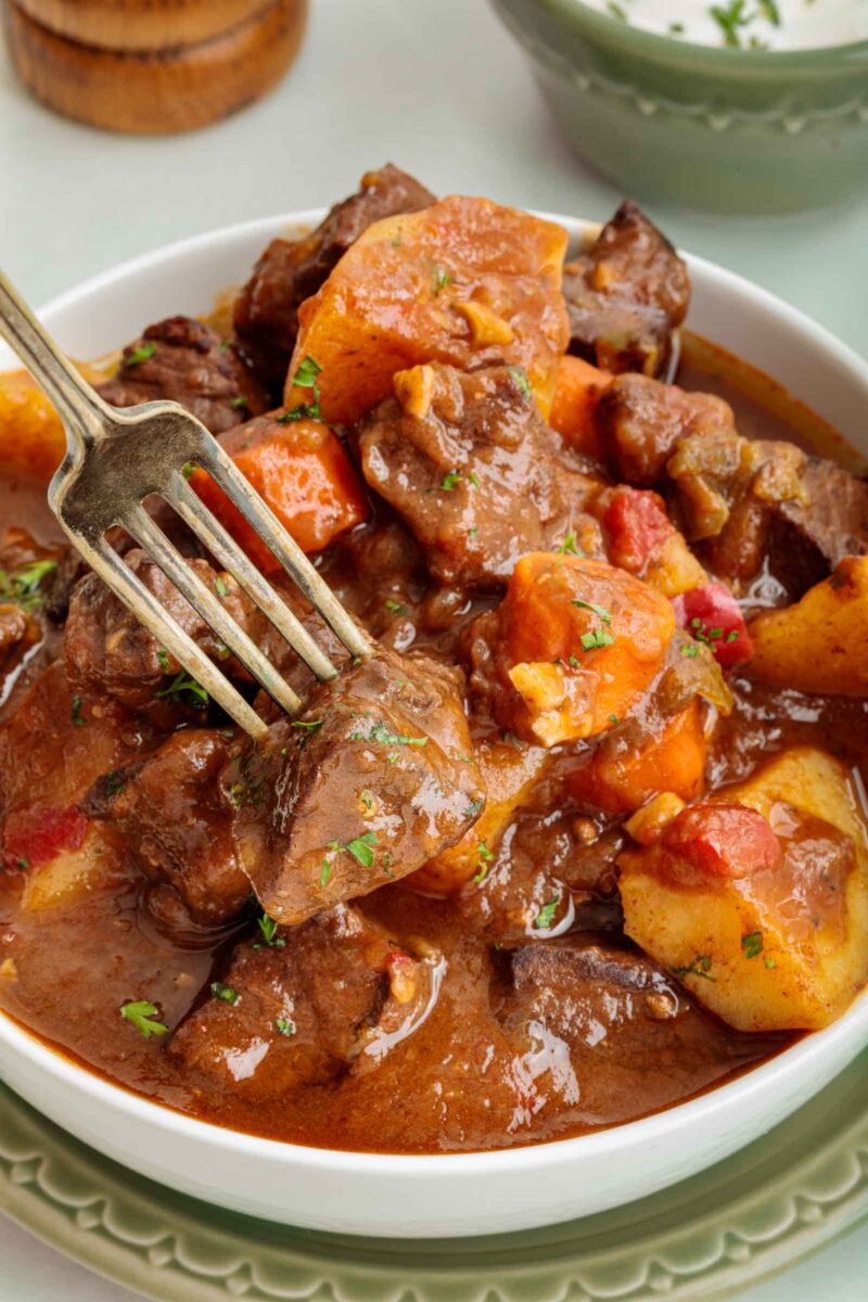 Slow Cooker Beef Heart Stew - Girl Carnivore