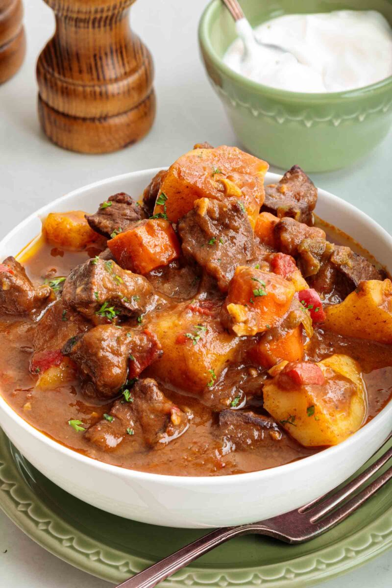 Slow Cooker Beef Heart Stew - Girl Carnivore