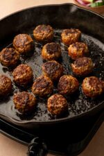 CAVA-Inspired Spicy Lamb Meatball Bowls (Easy Copycat Recipe)